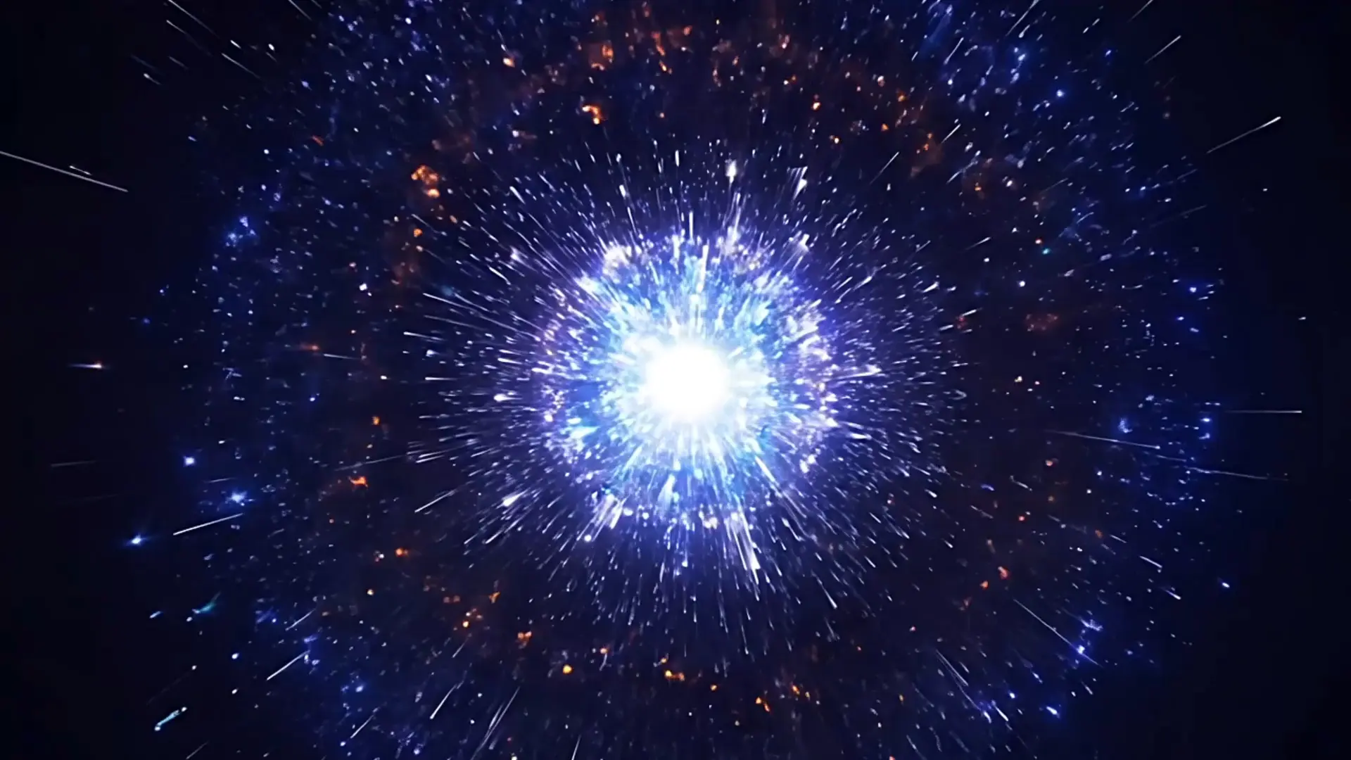 Bright Particle Burst Background For Logo Animation | Videos